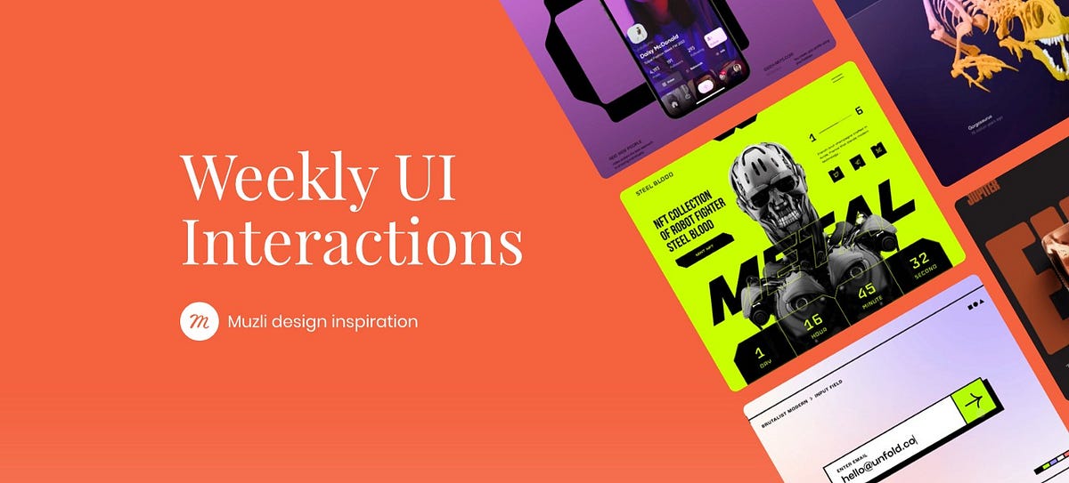 Muzli Publication — Weekly Digest - Muzli - Design Inspiration