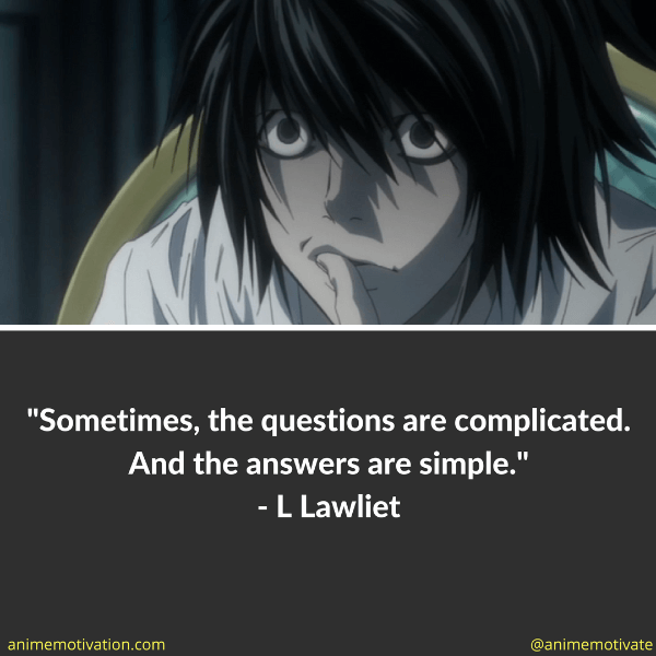 Death Note L Lawliet Quotes