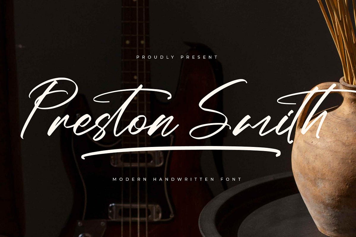 Preston Smith Font Free | by Lilylabyrinthine | Medium