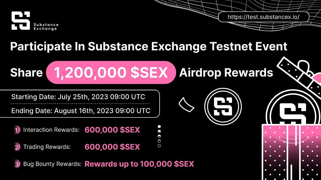 零成本撸空投：SubstanceX测试网交互教程 - 币圈女菩萨 - Medium