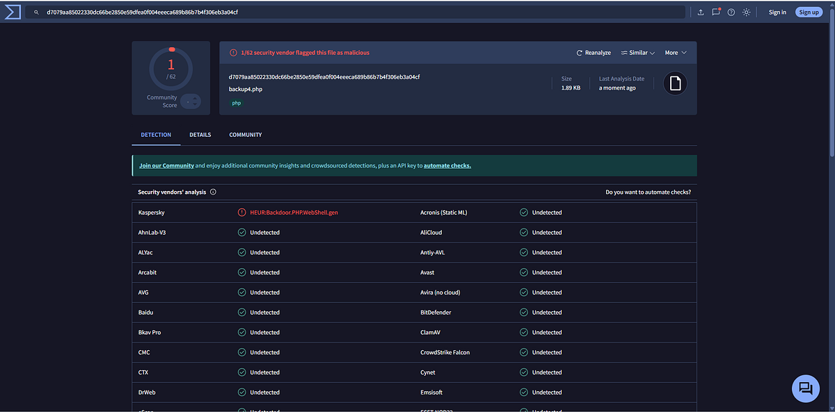 PHP Malware Analysis: Obfuscated Remote Loader Using GitHub | by MD ...