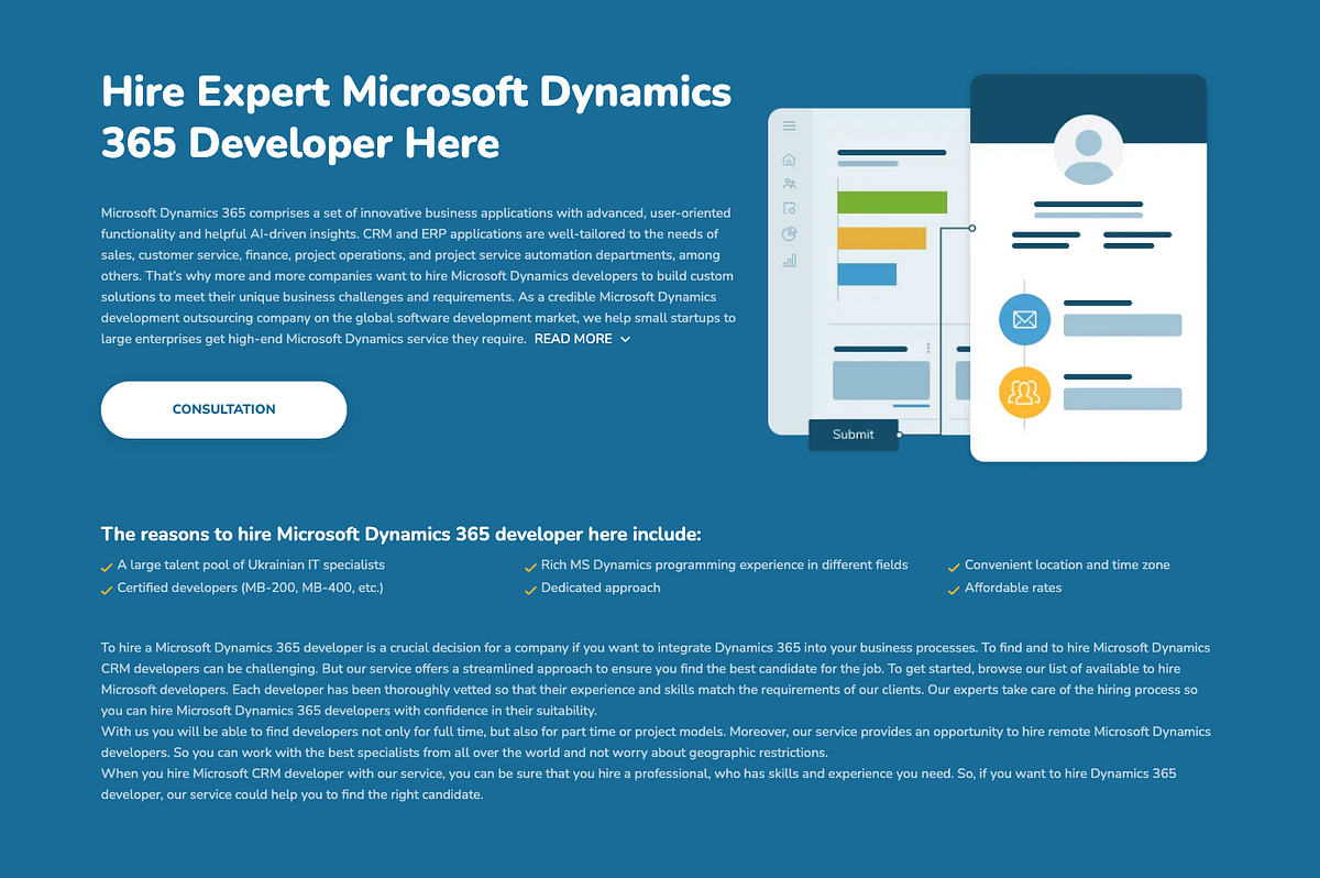 Digital Transformation Expert D365 And Power Platform Consultant Hire Dynamics Developers Medium