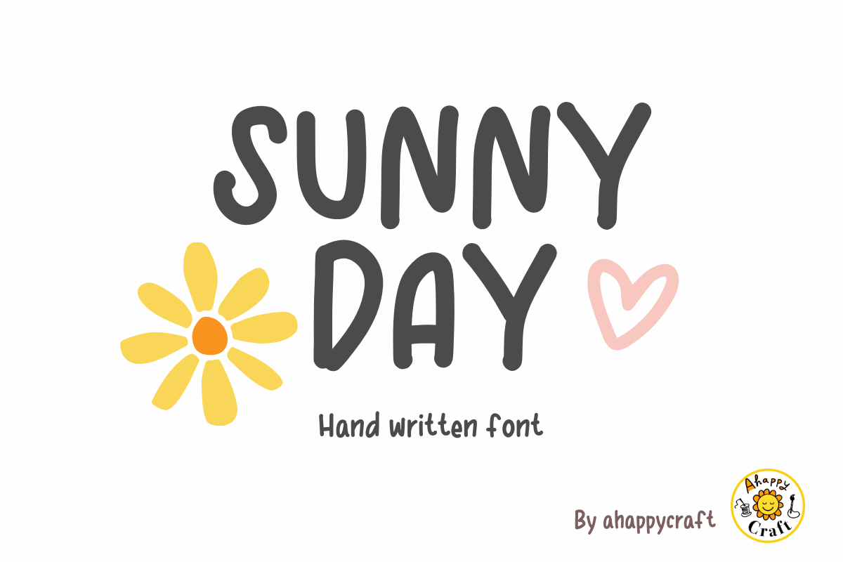 Sunny Day Font | by Miamosaic | Medium