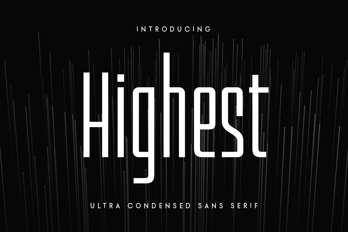 Highest Font - Echoelement - Medium