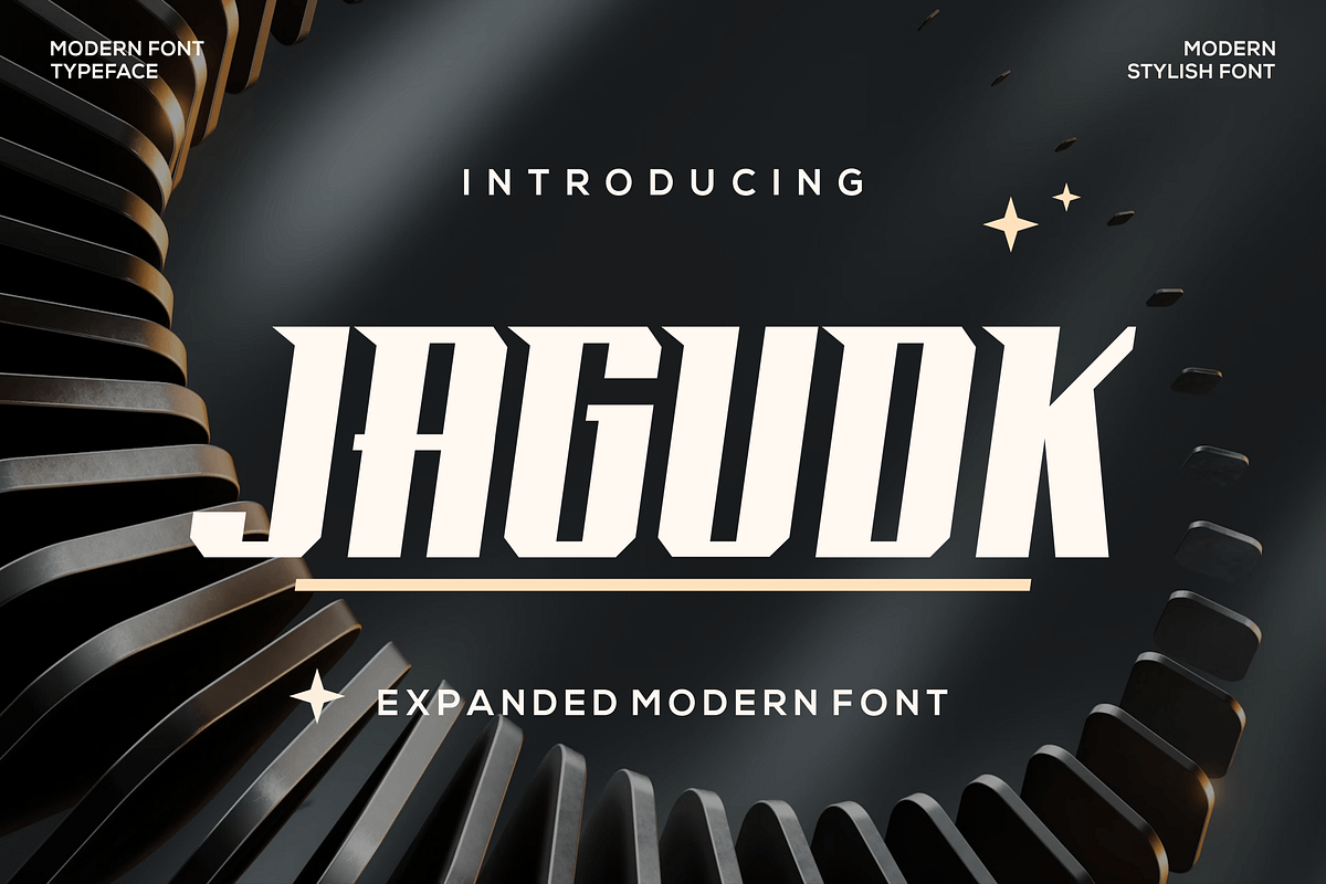 Jagudk Font - Solarasculpt - Medium