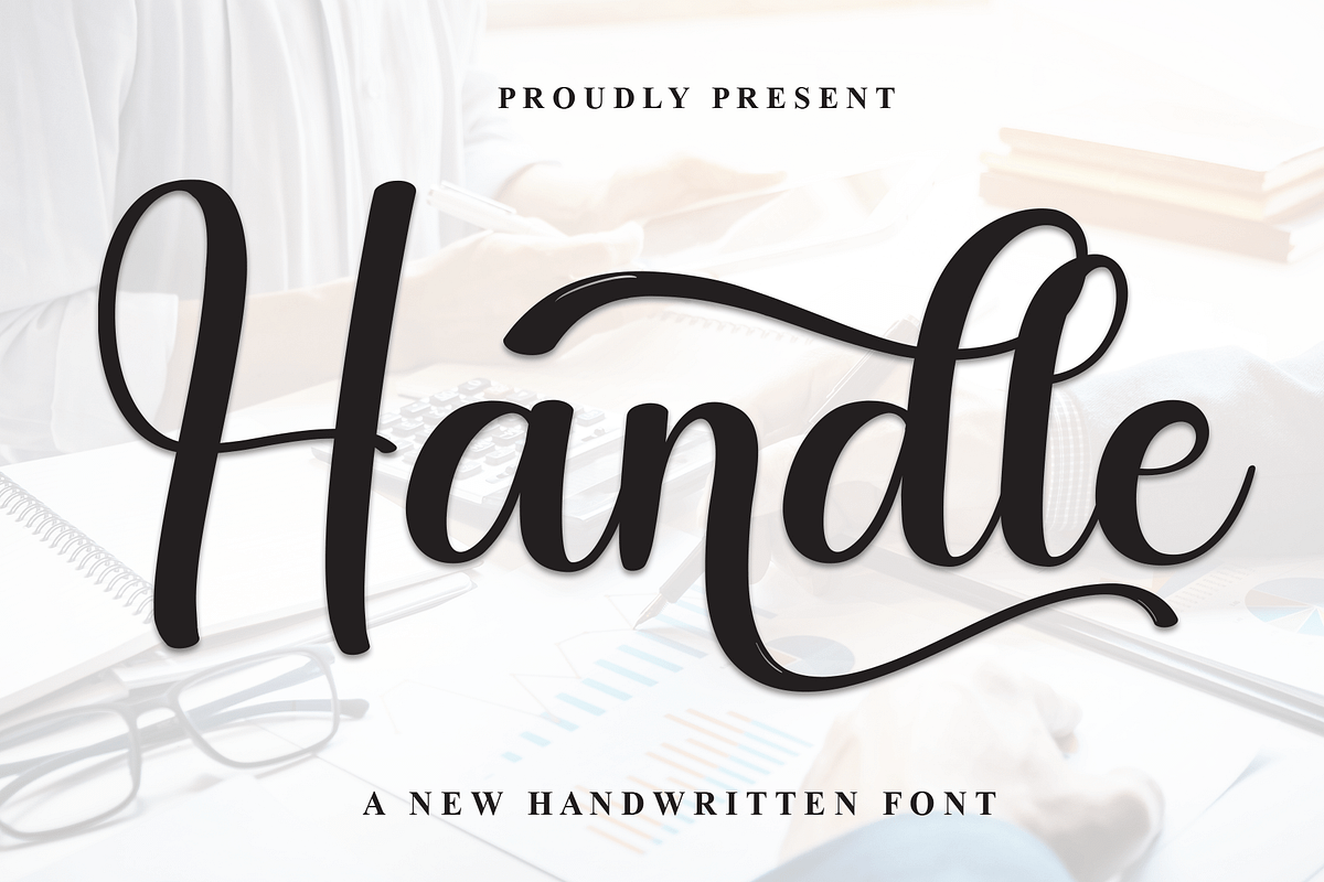 Handle Font - Isabellaink - Medium
