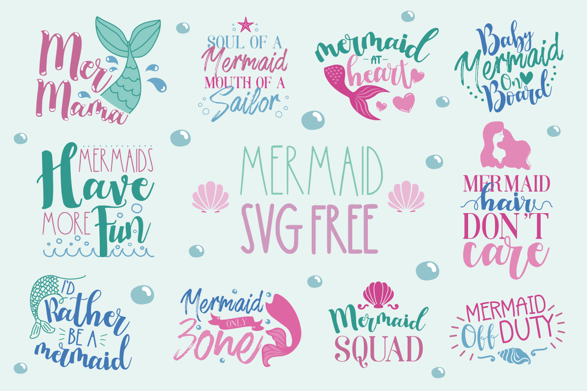 Mermaid SVG Free Free Download | by Prismpalette | Apr, 2024 | Medium