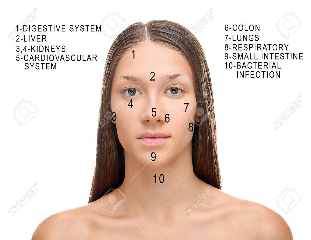 Face map for acne (Check this now) | by fortunebit | Medium