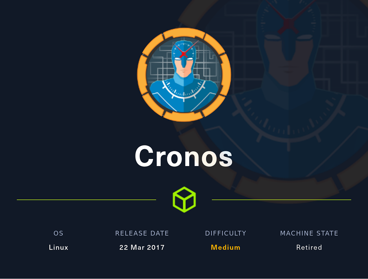HTB — Cronos | 3/100. Hi! Back for another HacktheBox write… | by Inching Towards Intelligence ...