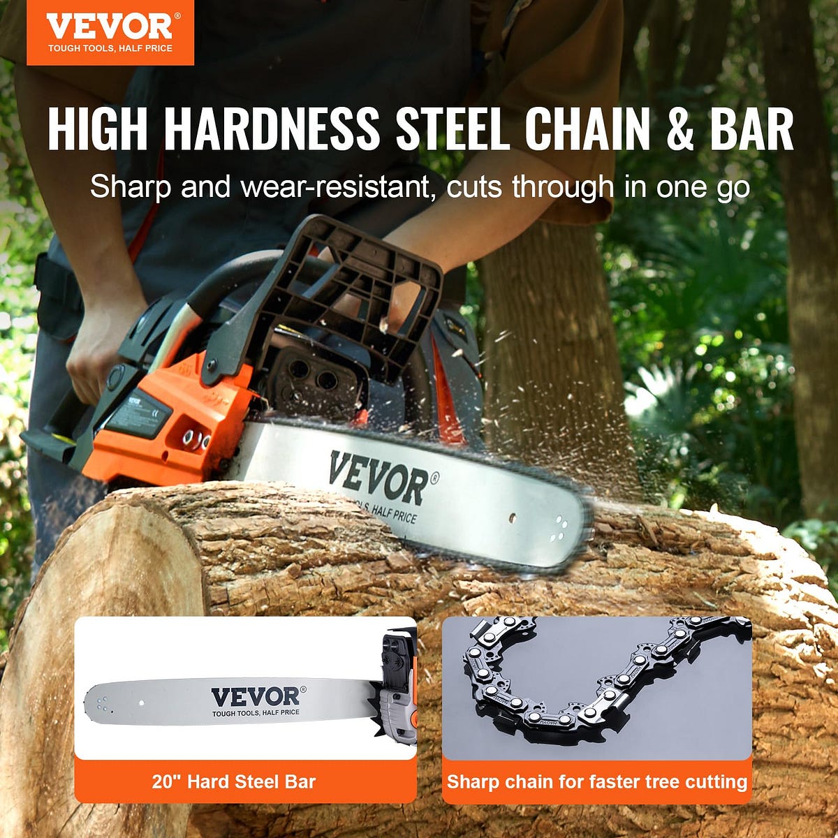 High Durability 20 Inch Chainsaw for Heavy-Duty Outdoor Tasks | by L ...