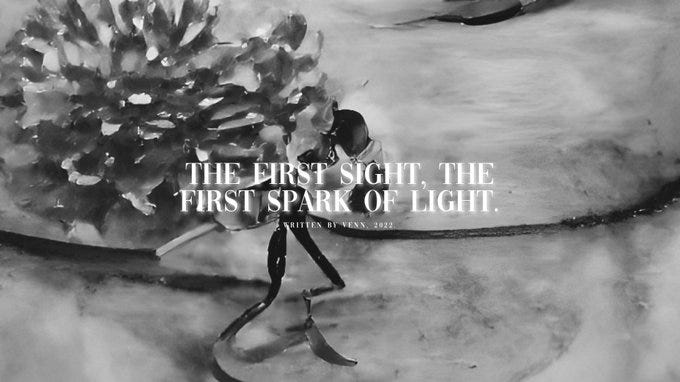 The first sight, the first spark of light | by venn | Medium