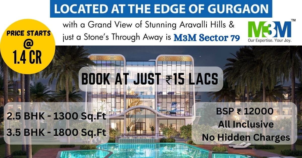 M3M 79 — M3M Floors 79 Low Rise Floors Sector 79 Gurugram | by pooja ...