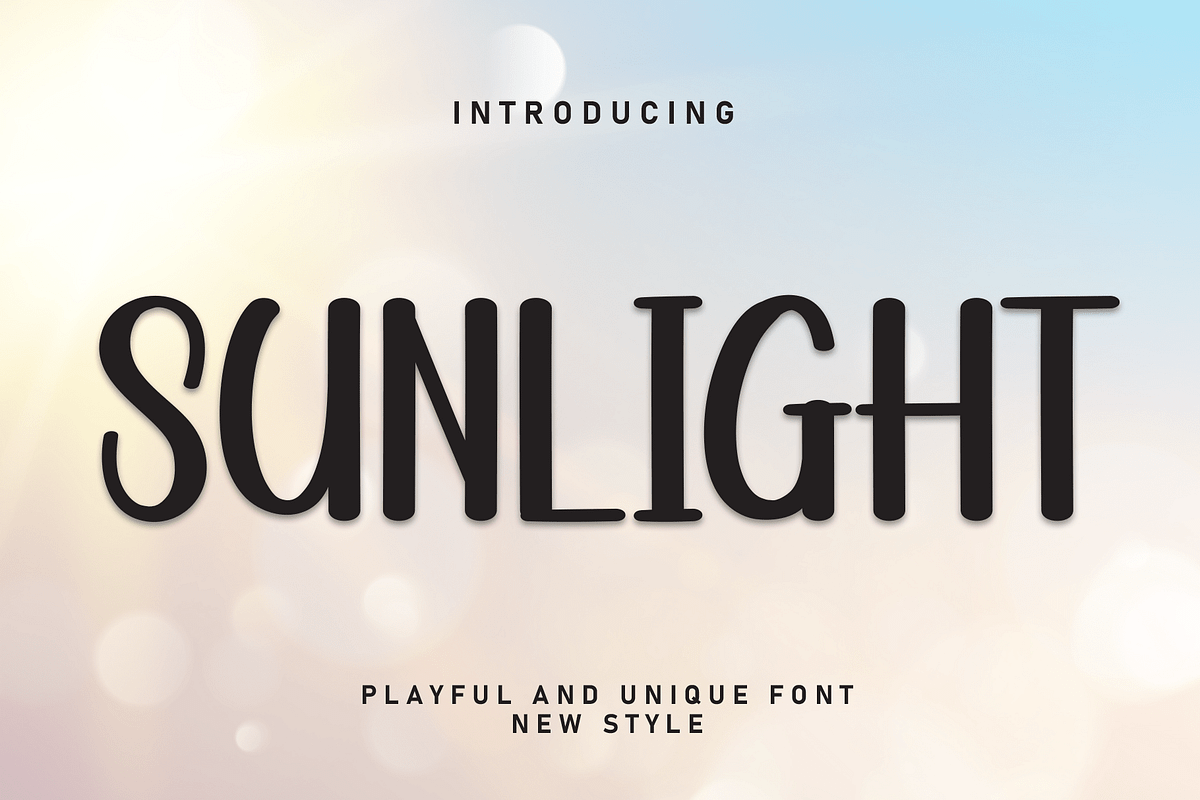 Sunlight Font - Emmaethereal - Medium