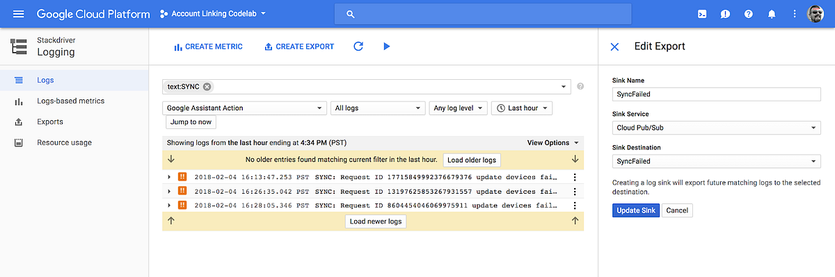 How to connect Stackdriver to your smart home server for error logging | by Nick Felker | Google ...