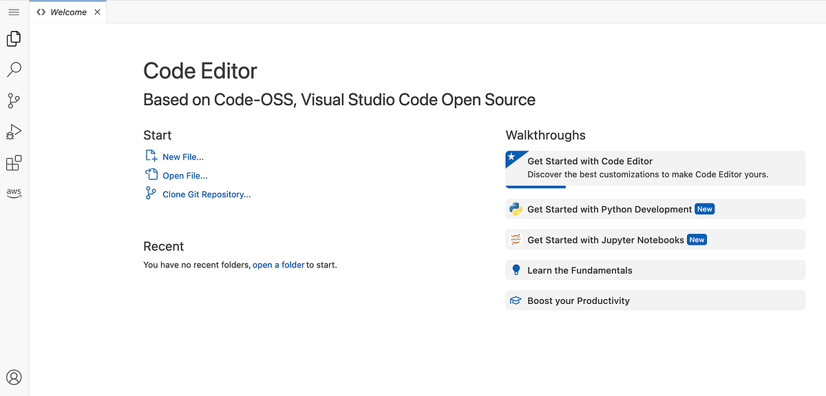 How to one click open Code Editor in SageMaker Studio | by Gili Nachum | Medium