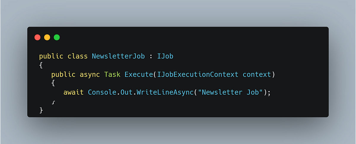 EP 3: Quartz.NET for Background Job Scheduling | by Muhammad Waseem | Weekly .NET Newsletter ...