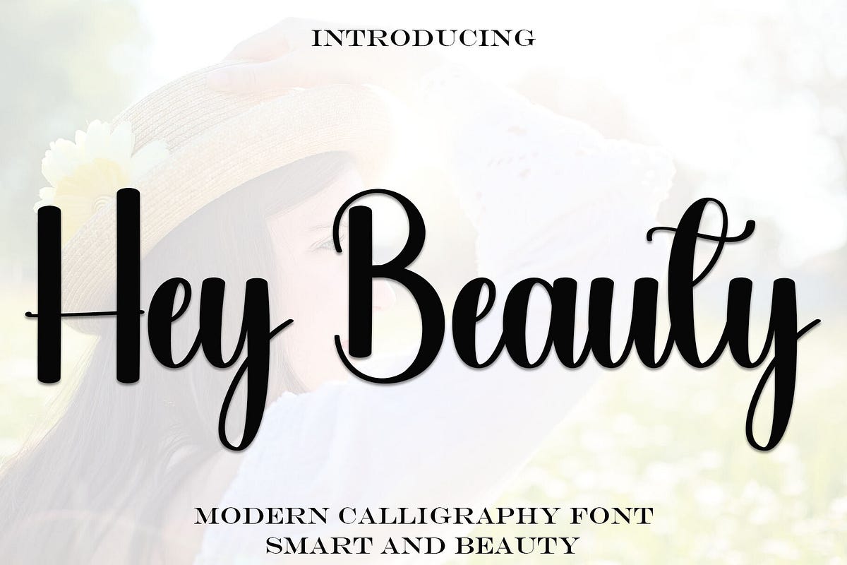 Hey Beauty Font - Neonpulse - Medium