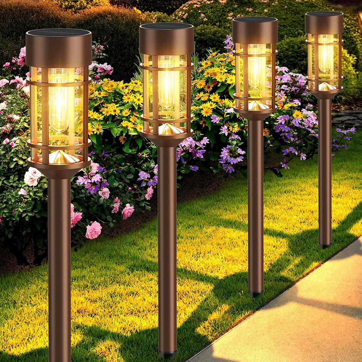 8 Pack Solar Outdoor Lights Review: Brighten Up Your Nights | by Solar ...