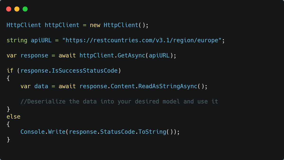 Episode 8 : Magic of HTTP Client Class in C# | by Muhammad Waseem | Waseem .NET Newsletter | Apr ...