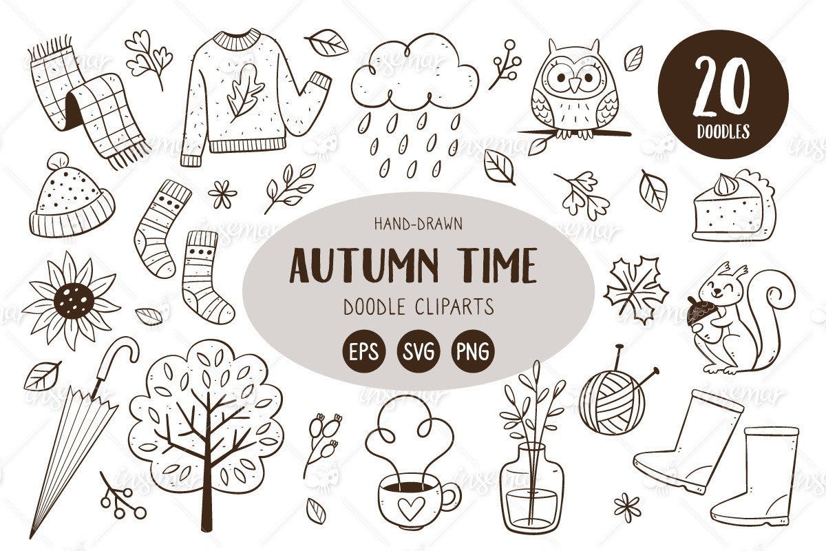 Autumn Doodle Clipart Set Free | by Blazebloom | Sep, 2024 | Medium