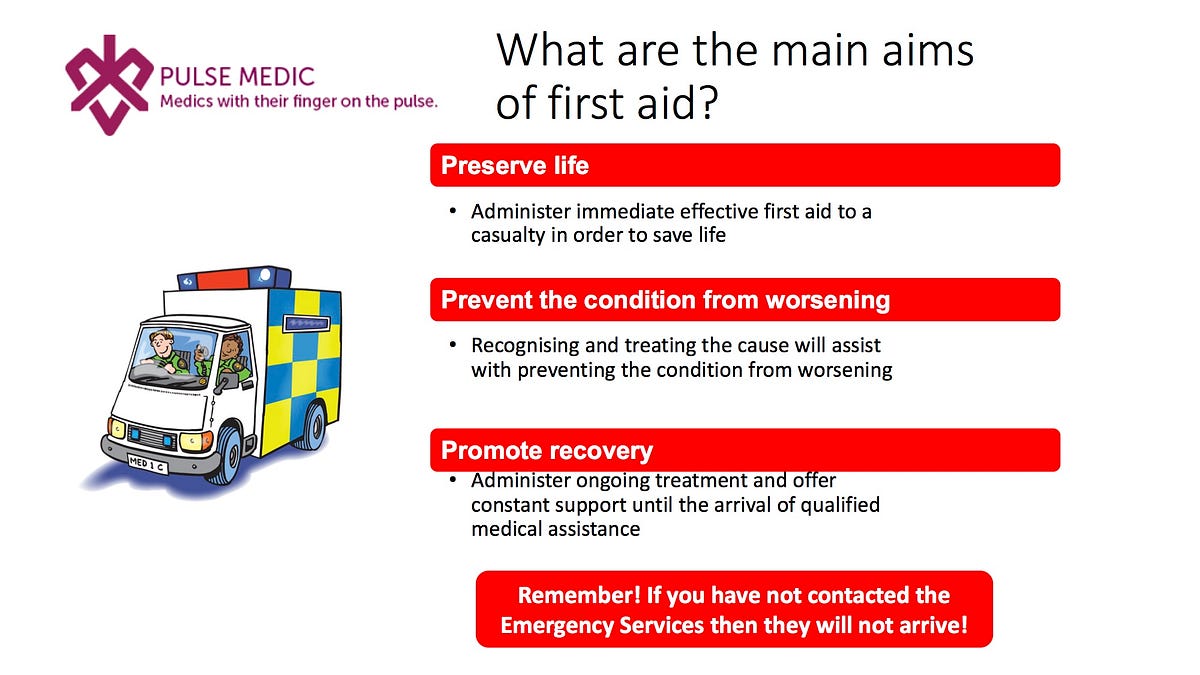 The role of a first aider | by Martin Anderson | Medium