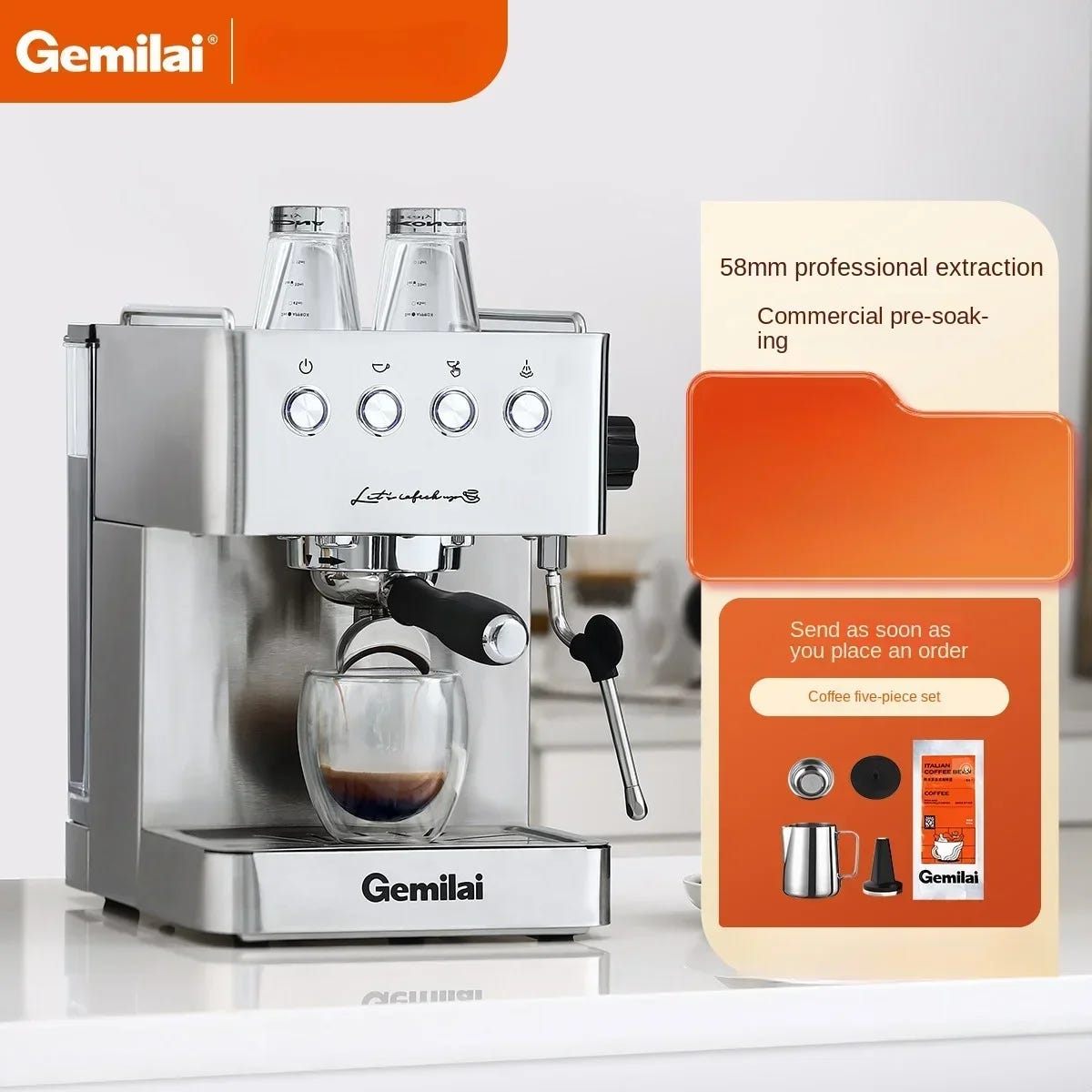 “Elevate Your Coffee Experience: Uncover the Gemini CRM3005E’s Italian Charm and Versatility ...