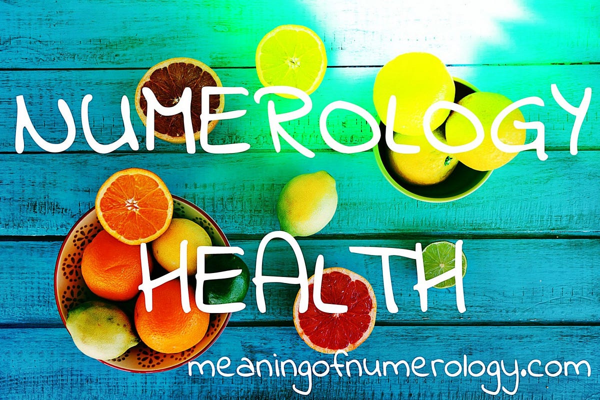Numerology health | by Willy White | Medium