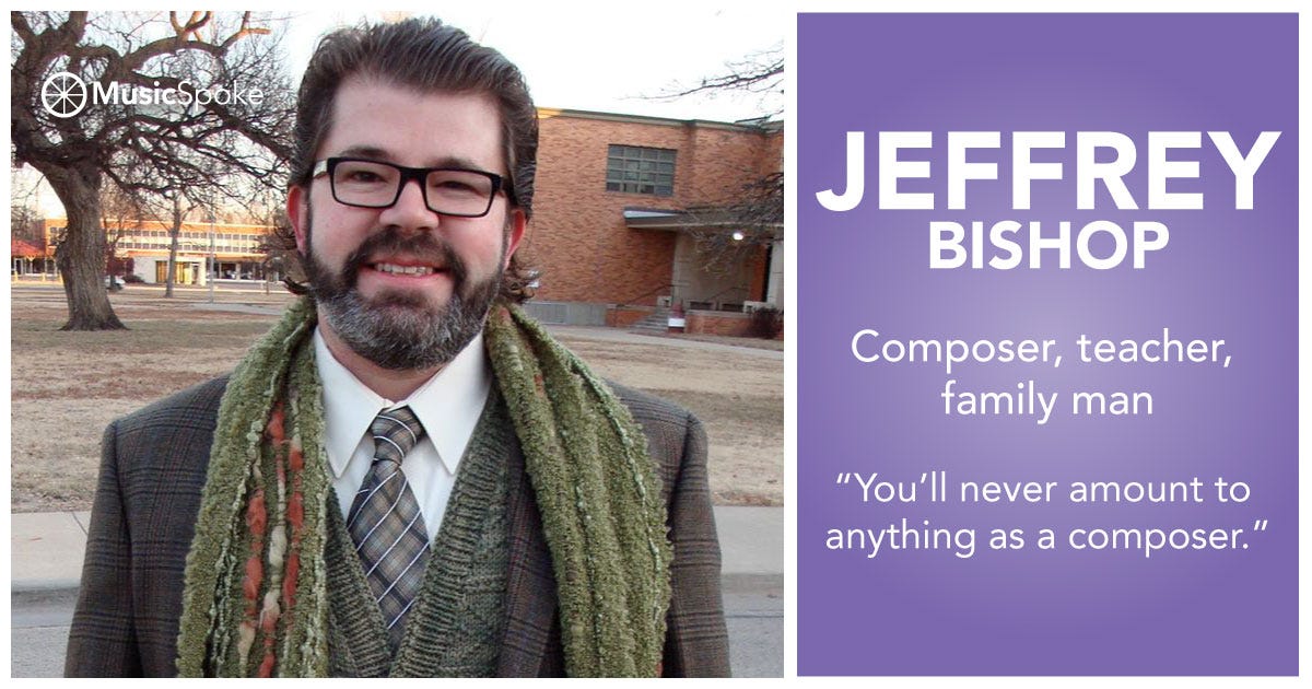 Meet the Composer | Jeffrey Bishop | by MusicSpoke | MusicSpoke Notes
