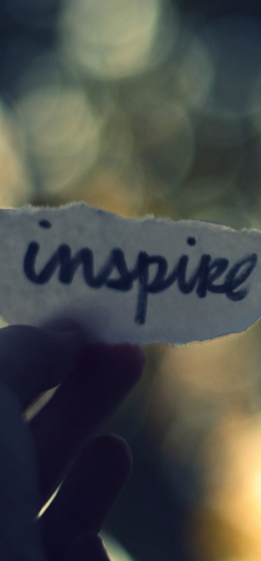 be inspired
