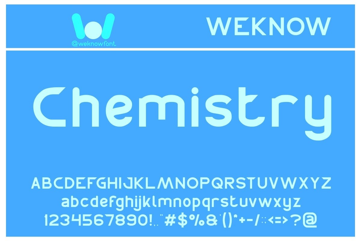 Chemistry Font | by Lilyluminary | May, 2024 | Medium
