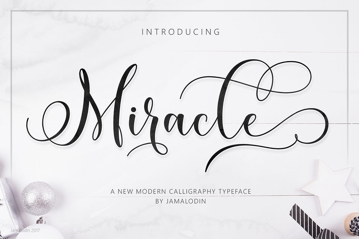 Miracle Font - Auroraartistry - Medium