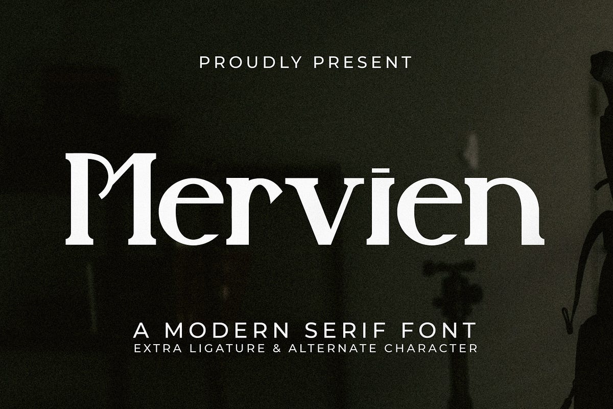 Mervien Serif Font | by Sophiasculpt | Apr, 2024 | Medium