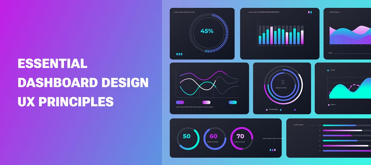 Essential Dashboard Design UX principles | by BootstrapDash | Medium