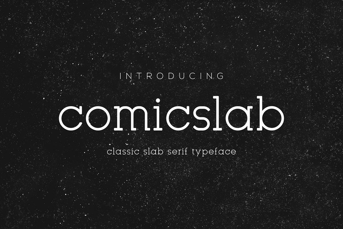 Comic Slab Font | by Gracegrid | May, 2024 | Medium