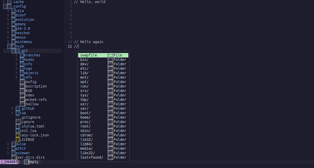 Problem with rendering text objects in nvim on Linux Mint 21.2 MATE 64-bit | by Ted James | Sep ...