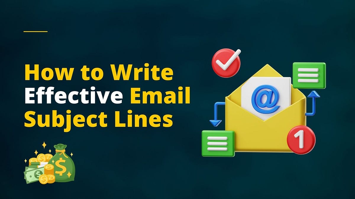 How to Write Effective Email Subject Lines — My Secret Method | by Tomiwa Joseph Akanbi | Aug ...
