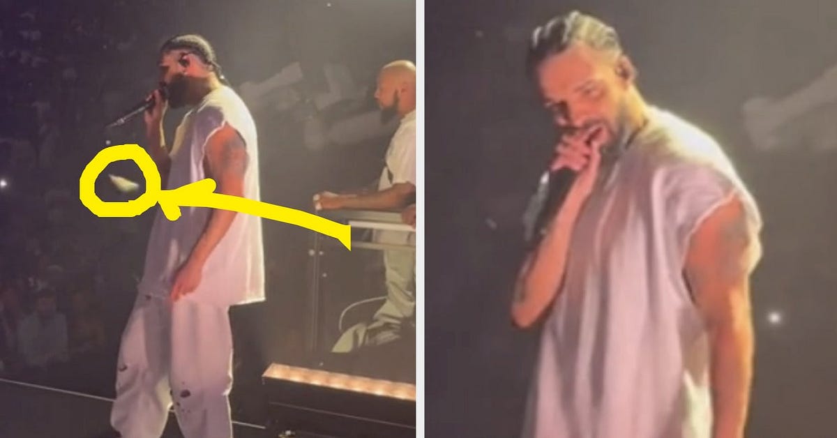 Drake Had A Phone Thrown At Him On Stage A Few Weeks After Bebe Rexha ...