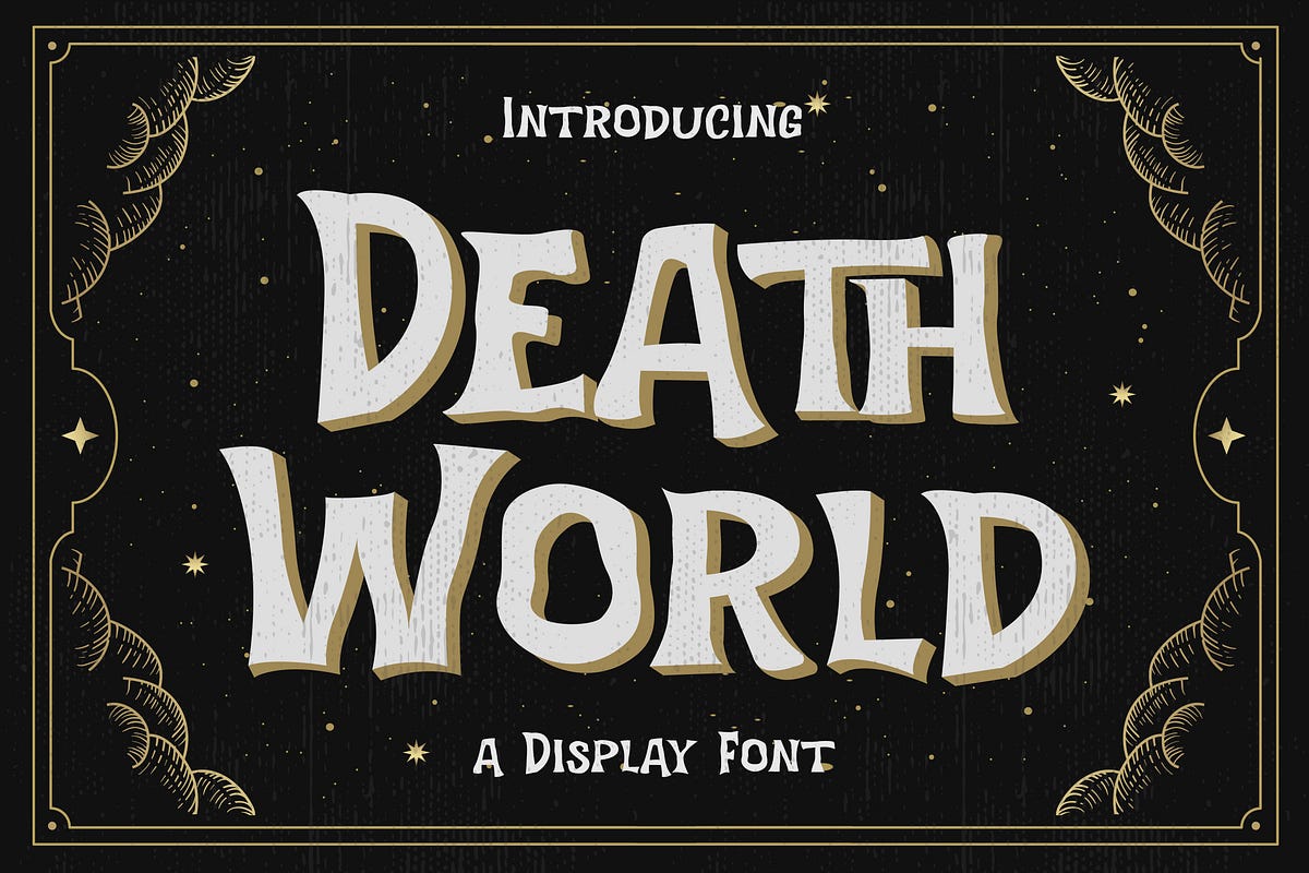 Death World Font - Mockupartisan - Medium