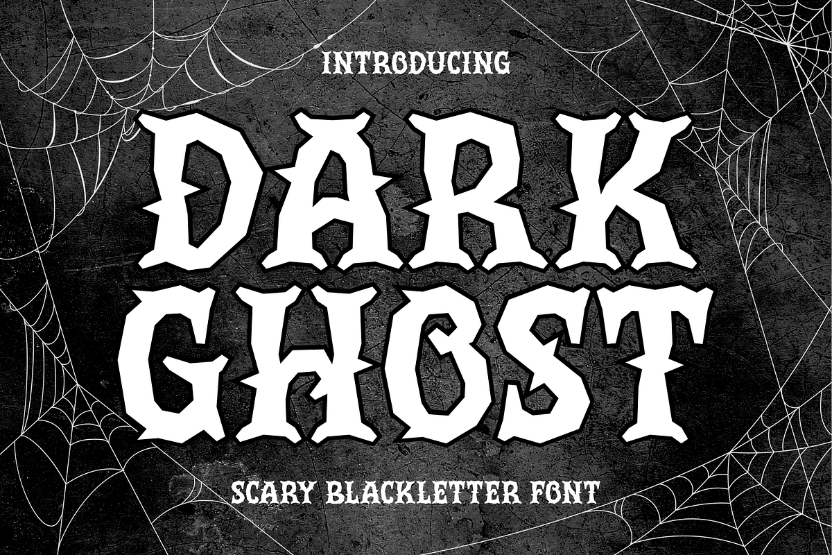 Dark Ghost Blackletter Font | by Avaastral | Apr, 2024 | Medium