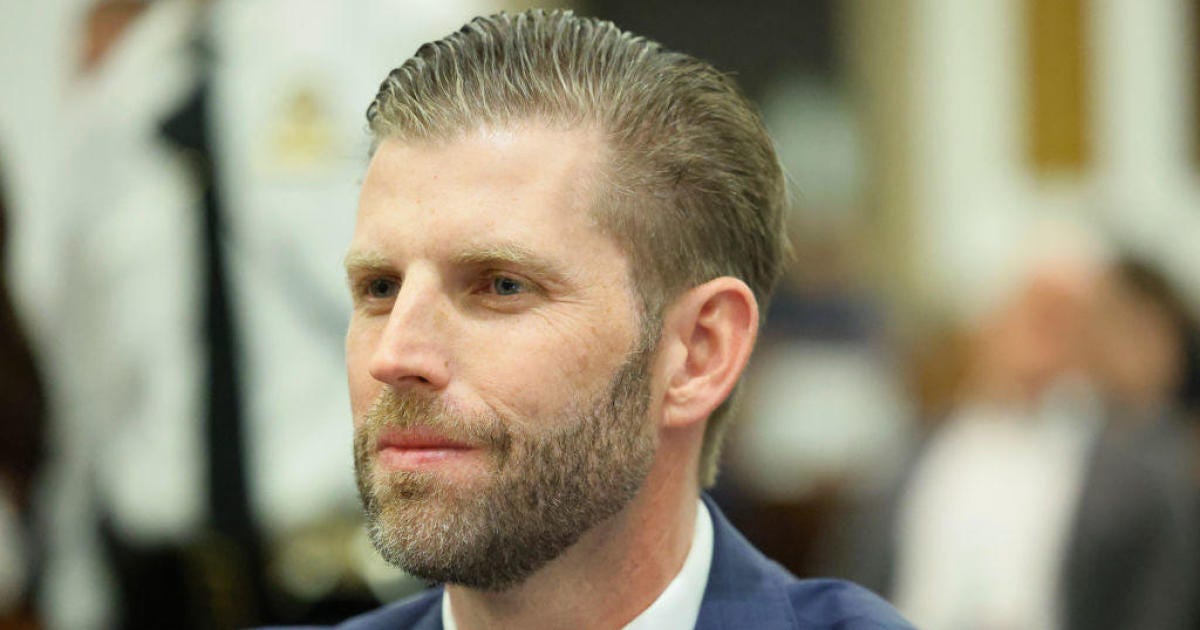 Eric Trump returns to the stand to continue testimony at New York fraud ...