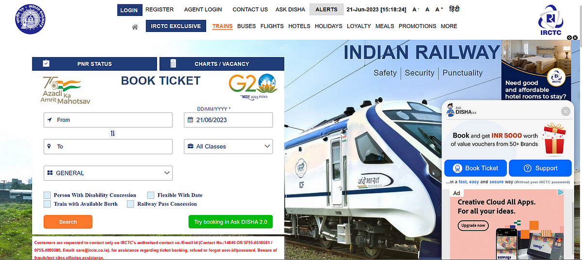 IRCTC Website HEURISTIC EVALUATION. | by Sakhiya shweta | Medium