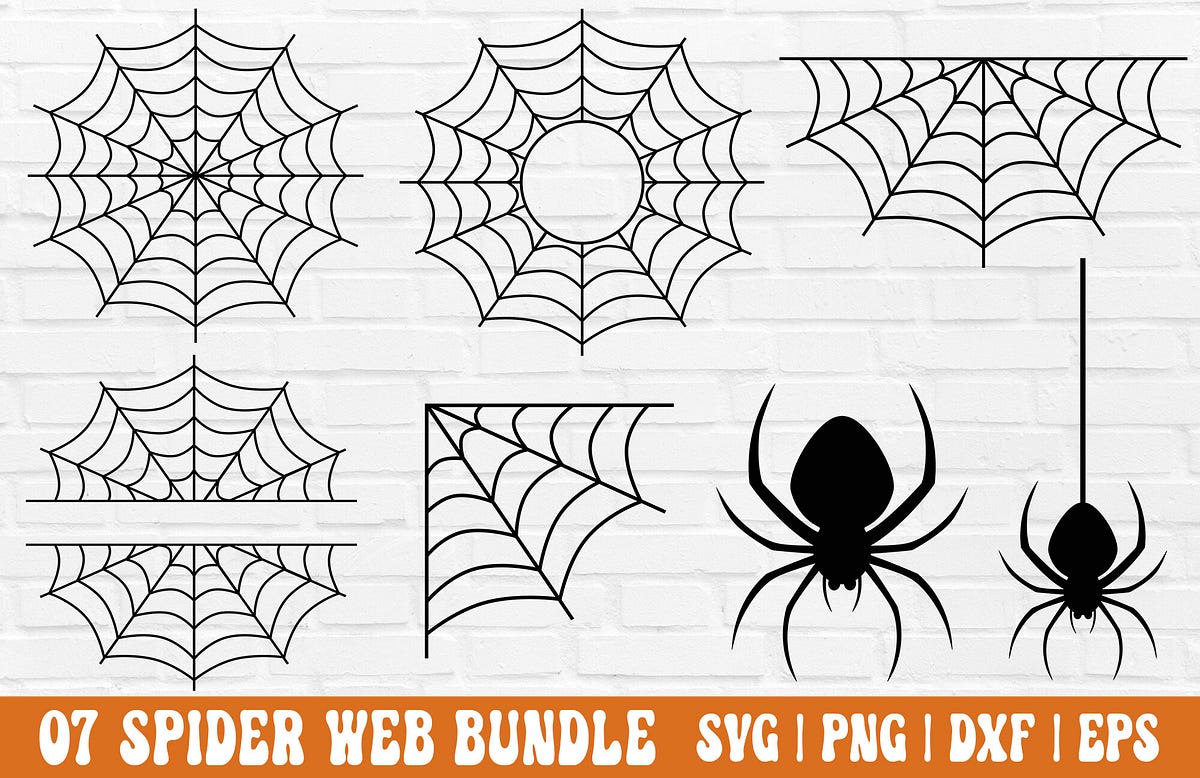 Halloween Spier Web Bundle — Spider SVG Free | by Mehogwosel | Nov ...