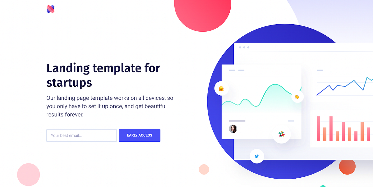 10 Free HTML Landing Page Templates | TechGeekBuzz