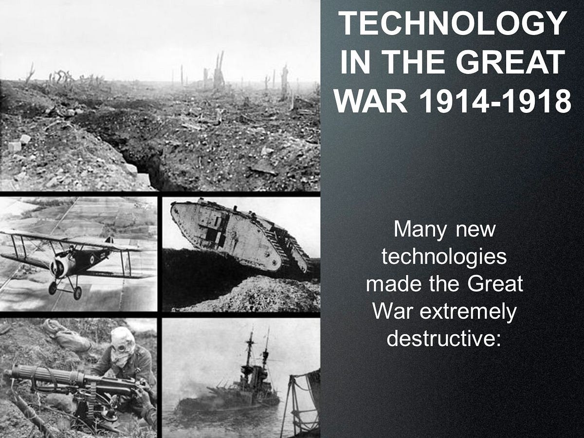 World War I and Technology. https://mytechincheck.com/world-war-i-an ...