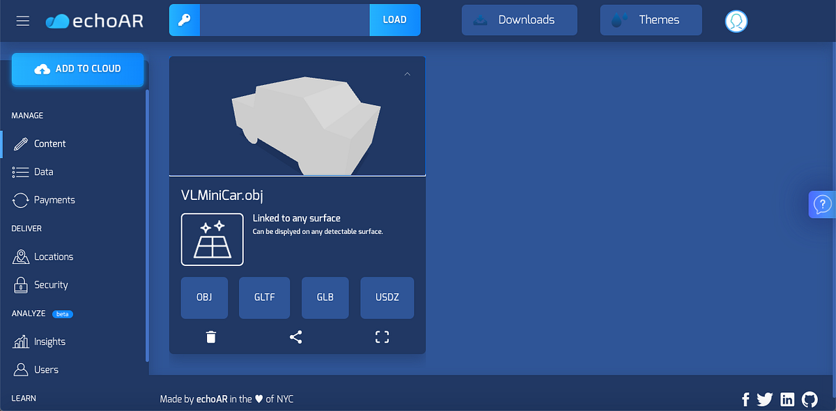 How to Use VisionLib and echoAR for Cloud-Connected 3D Model Tracking | by echo3D | echo3D | Medium