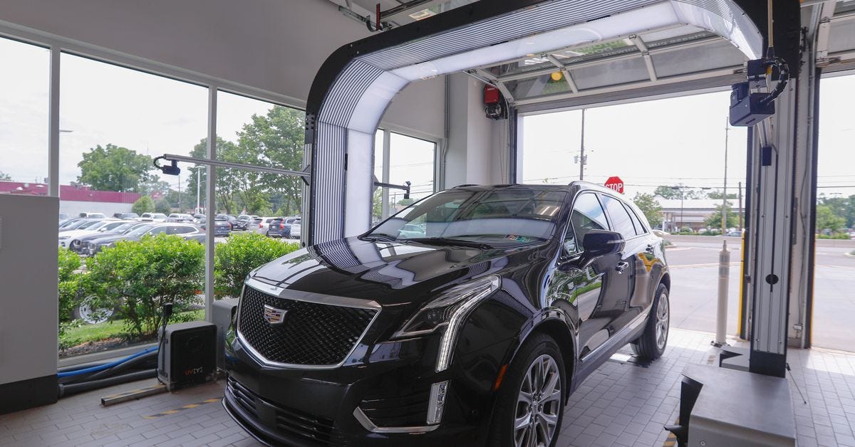 General Motors is using AI to speed up the vehicle inspection process ...