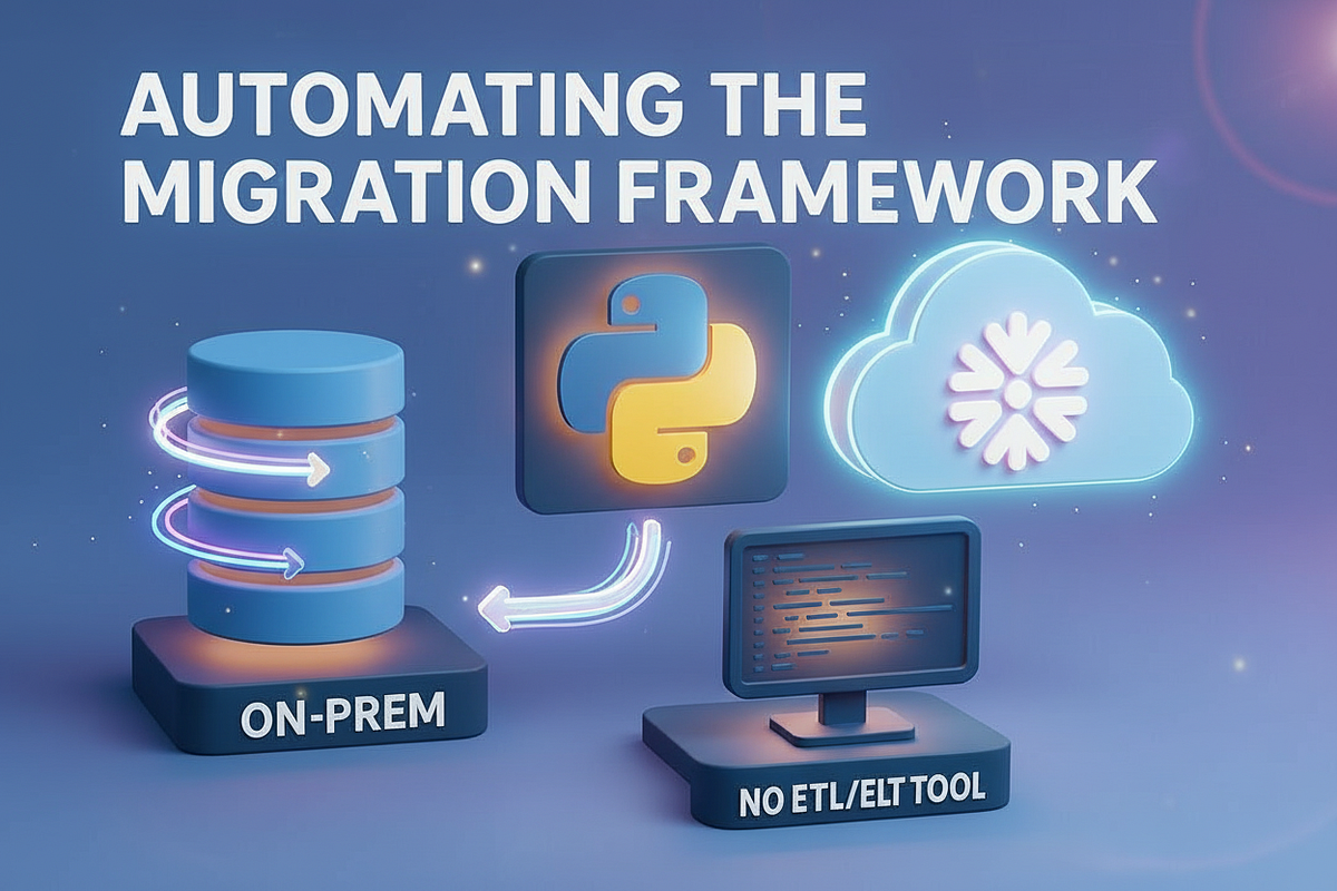 Automating Your On-Prem to Snowflake Migration Using Python and SnowSQL — No ETL Tools Required ...