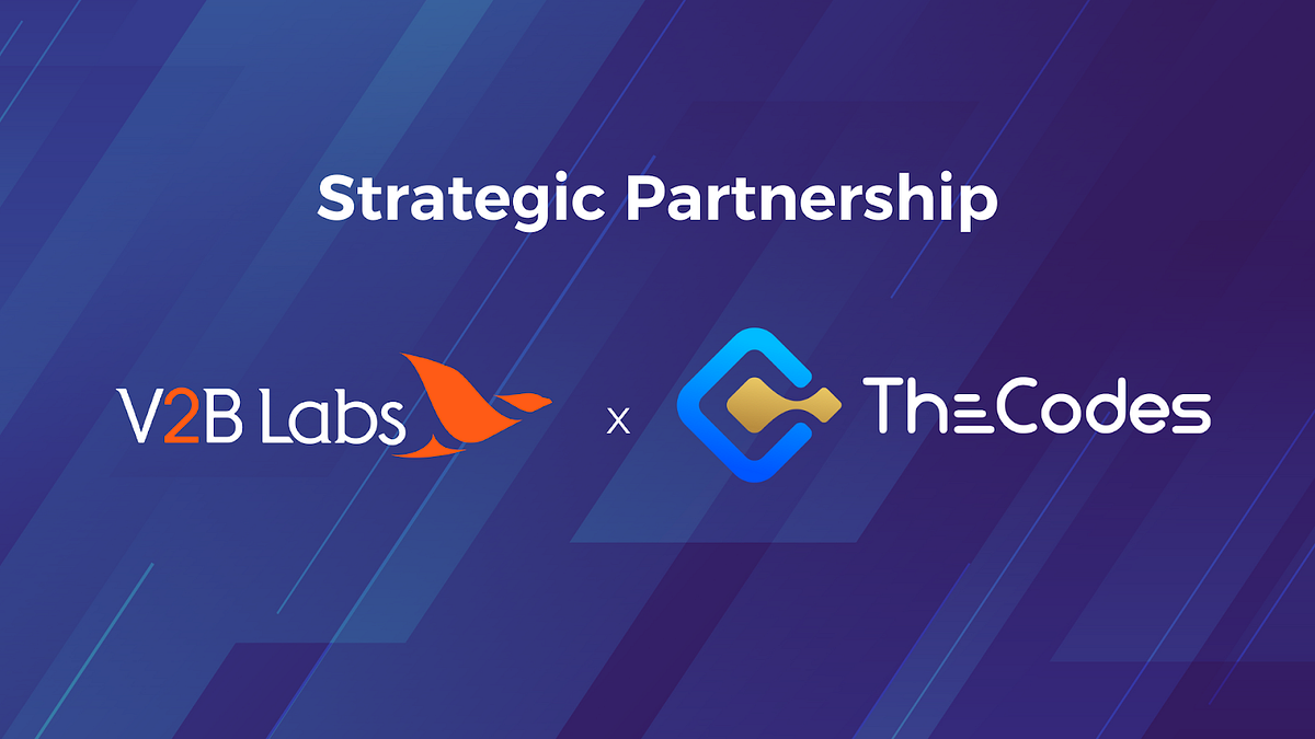 V2B Labs to forge a strategic partnership with The Codes | by V2B Labs ...