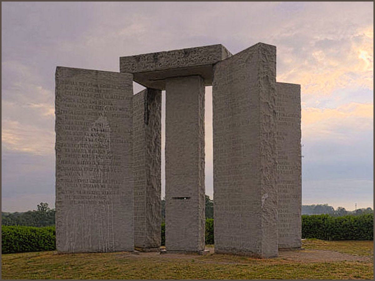 What Do The Georgia Guide Stones Tell Us? | by Lela Cargill | Bouncin ...