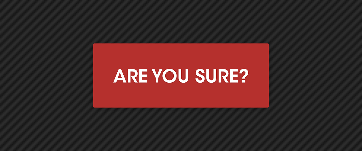 Using jQuery’s .one() to create confirmation buttons | by Marius ...